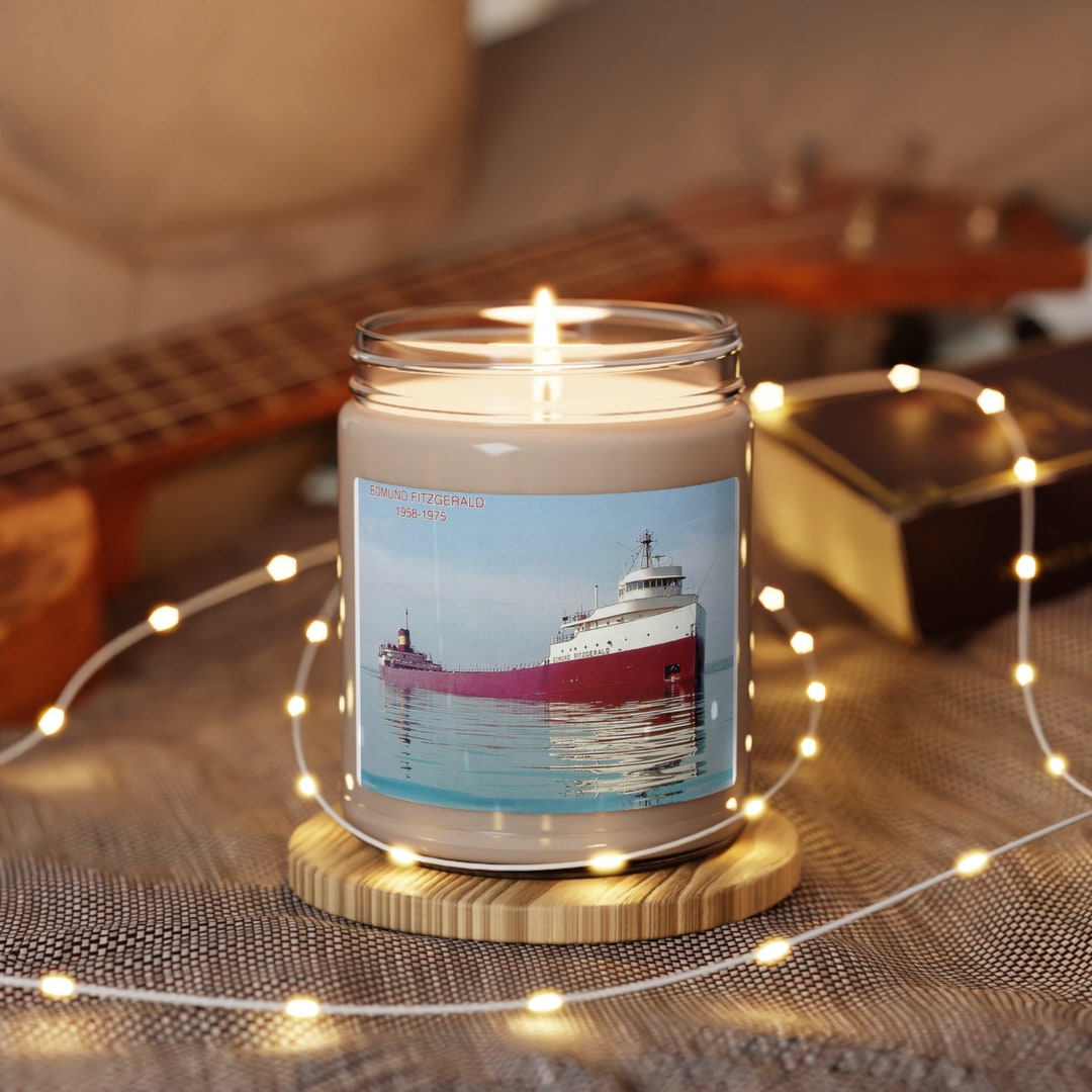 Great Lakes Edmund Fitzgerald Scented Soy Candle, 9oz the Calm - Etsy