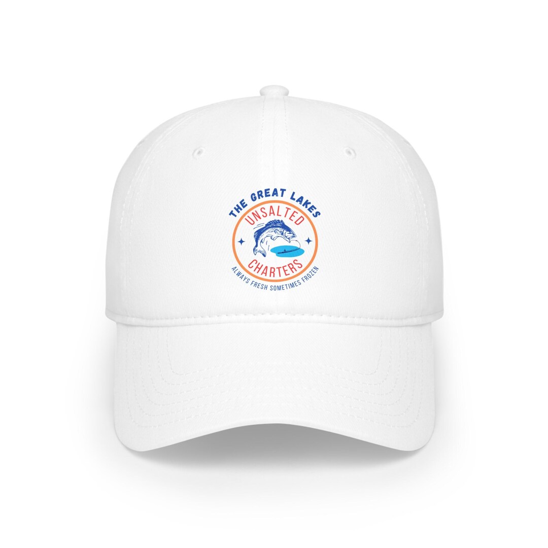 Great Lakes Unsalted Charters Low Profile Baseball Cap. Perfect for ...