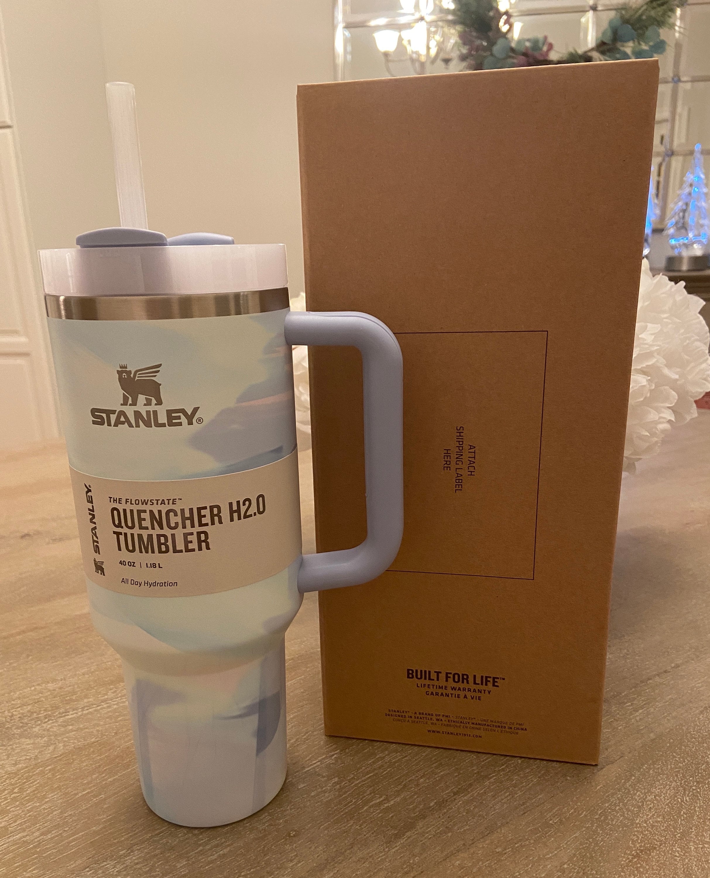 Cool Serene Brushstroke Stanley Cup Gift for Rare Stanley Lover Gift ...