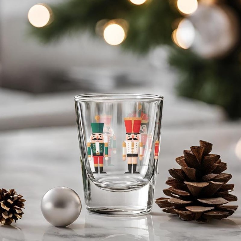 Christmas Shot Glass - Etsy