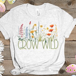Wildflowers Grow Wild | Unisex Jersey Short Sleeve Tee - Etsy