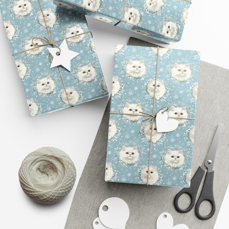 Cat Wrapping Paper - Etsy
