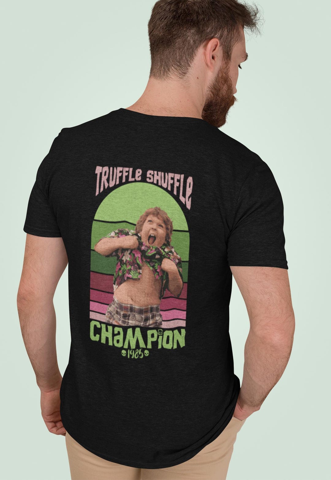 Goonie's T-shirt, Truffle Shuffle Champion 1985, Retro Graphic Tee ...