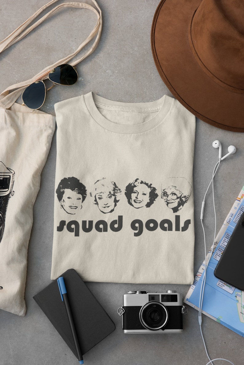 Golden Girls Squad Goals T-shirt Retro TV Show Fan Tee, Funny Graphic ...