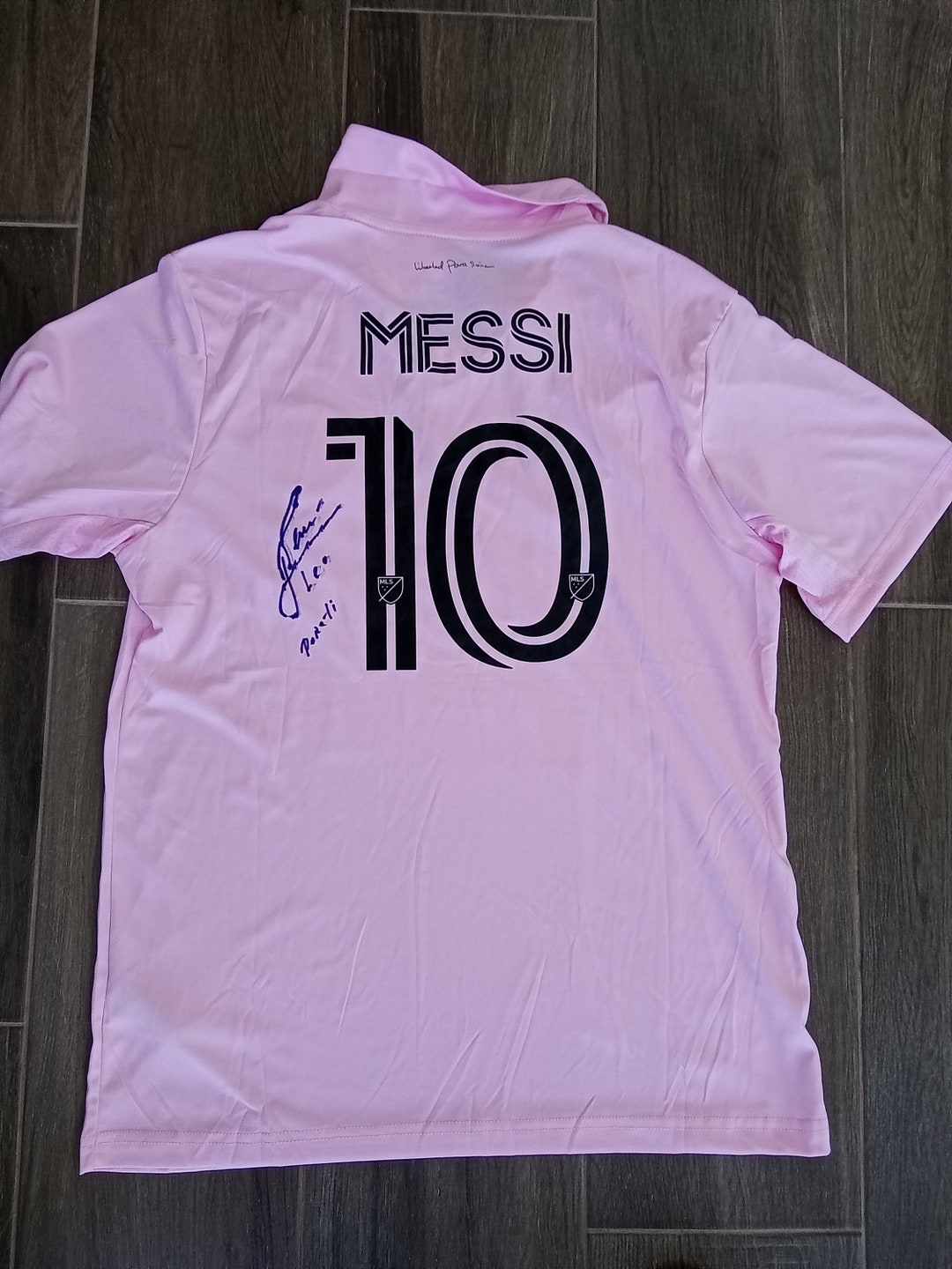 Camiseta De Lionel Messi Firmado a Mano. Autografo Original De - Etsy