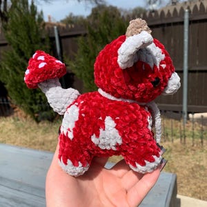 Mooshroom/mushroom Cow Plushie, Crochet - Etsy