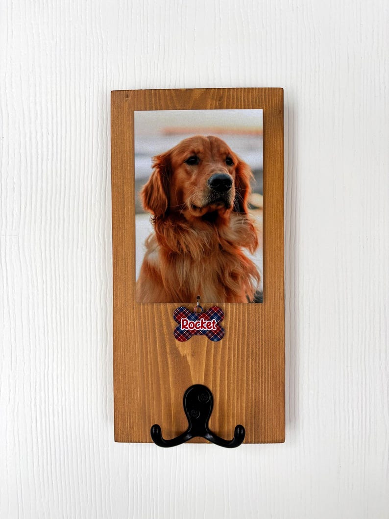 Personalized Dog Key Holder, Dog Leash Holder With Pet's Name, Pet ...