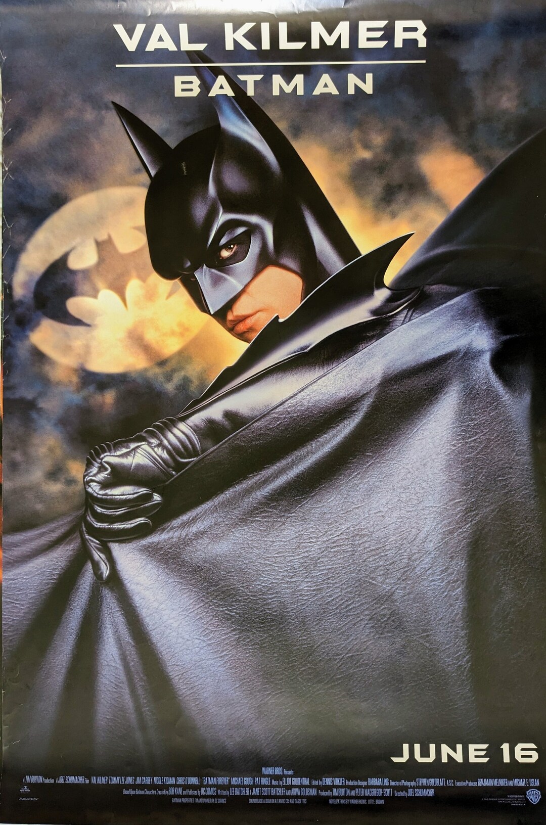 Complete Set of 5 Batman Forever US One Sheet Posters 1995 Movie ...