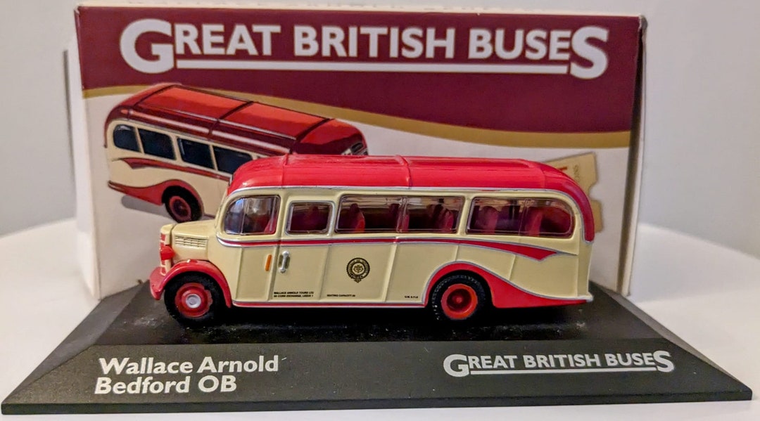 Atlas Great British Buses Wallace Arnold Bedford OB Single Decker Bus ...