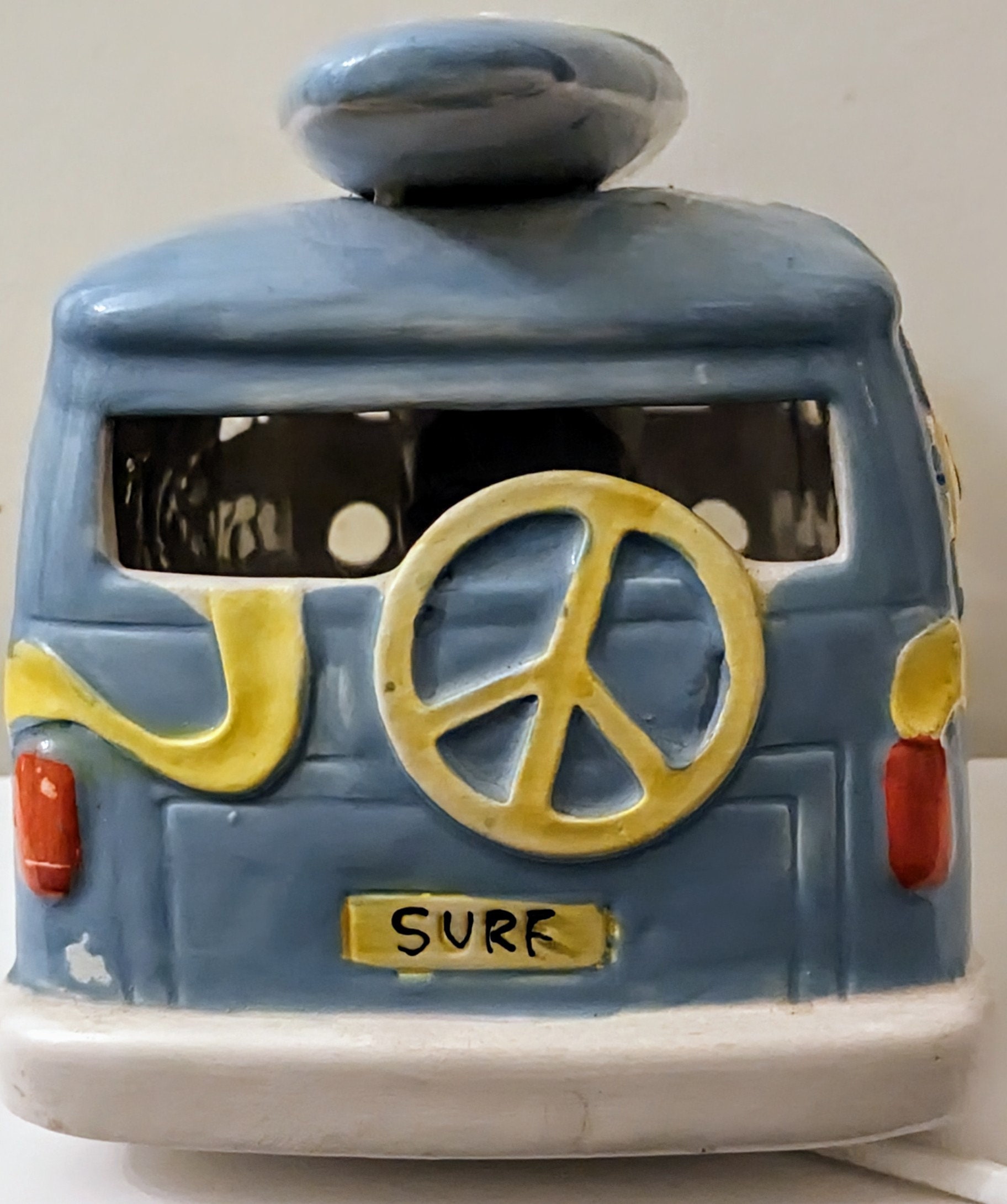 VW Campervan Table Lamp 1990s Oriental Ceramics Ltd Hand Painted ...
