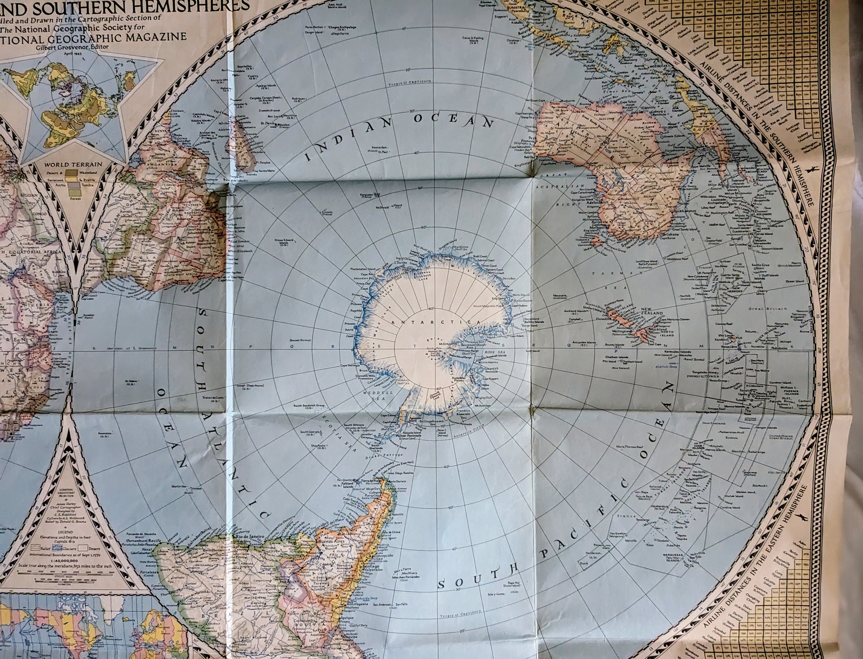 Vintage Set of World Maps 1940/50s Original Vintage Authentic History ...