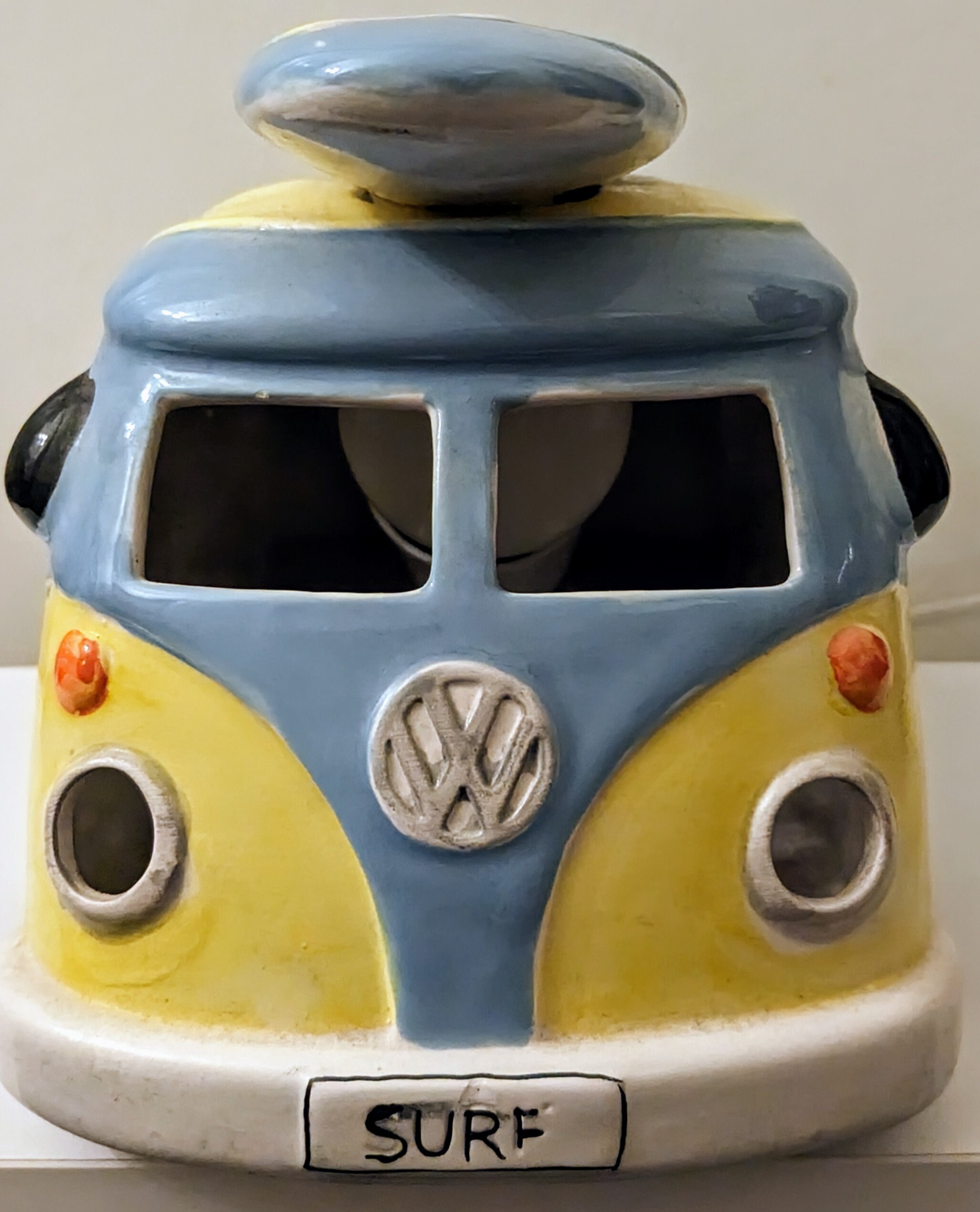 VW Campervan Table Lamp 1990s Oriental Ceramics Ltd Hand Painted ...