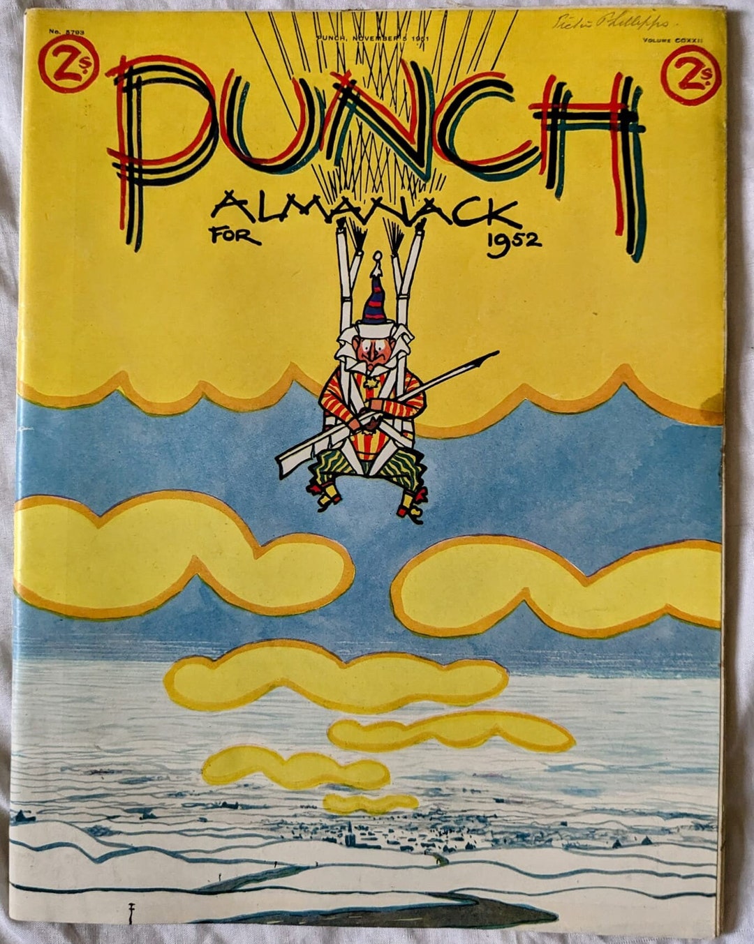 Punch Magazine Almanack for 1952 Edition Vintage Comics - Etsy