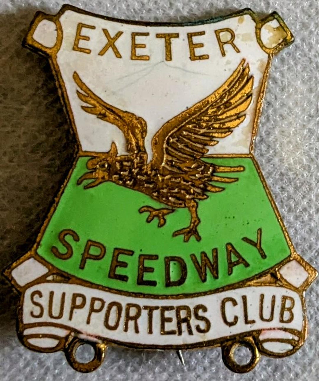 Exeter Speedway 1950s Metal Pin Badge Supporter's Club Original Vintage ...