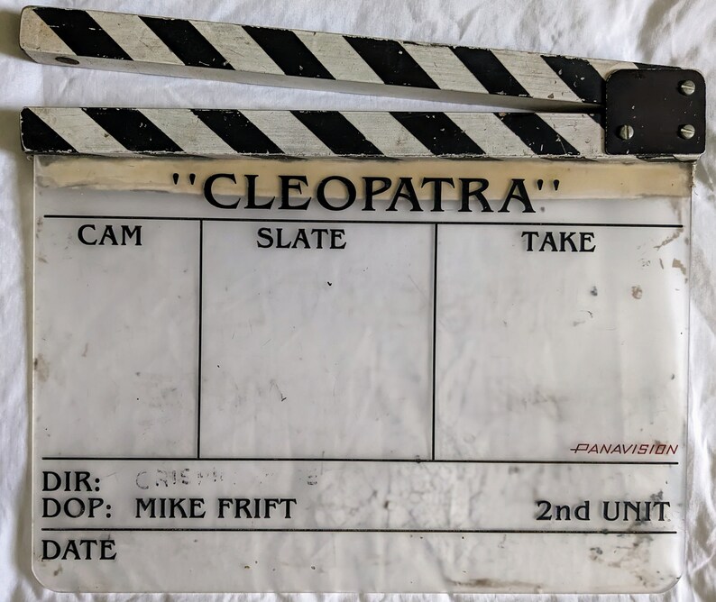 Cleopatra Clapper Board 1998 TV Mini Series Timothy Dalton Leonor ...