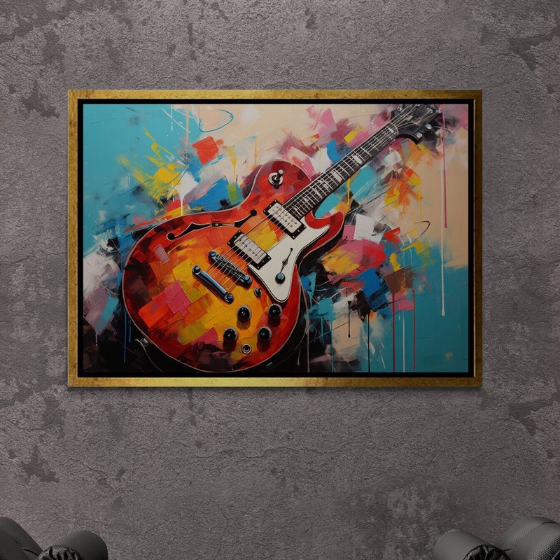 Abstract Guitar Art - Etsy