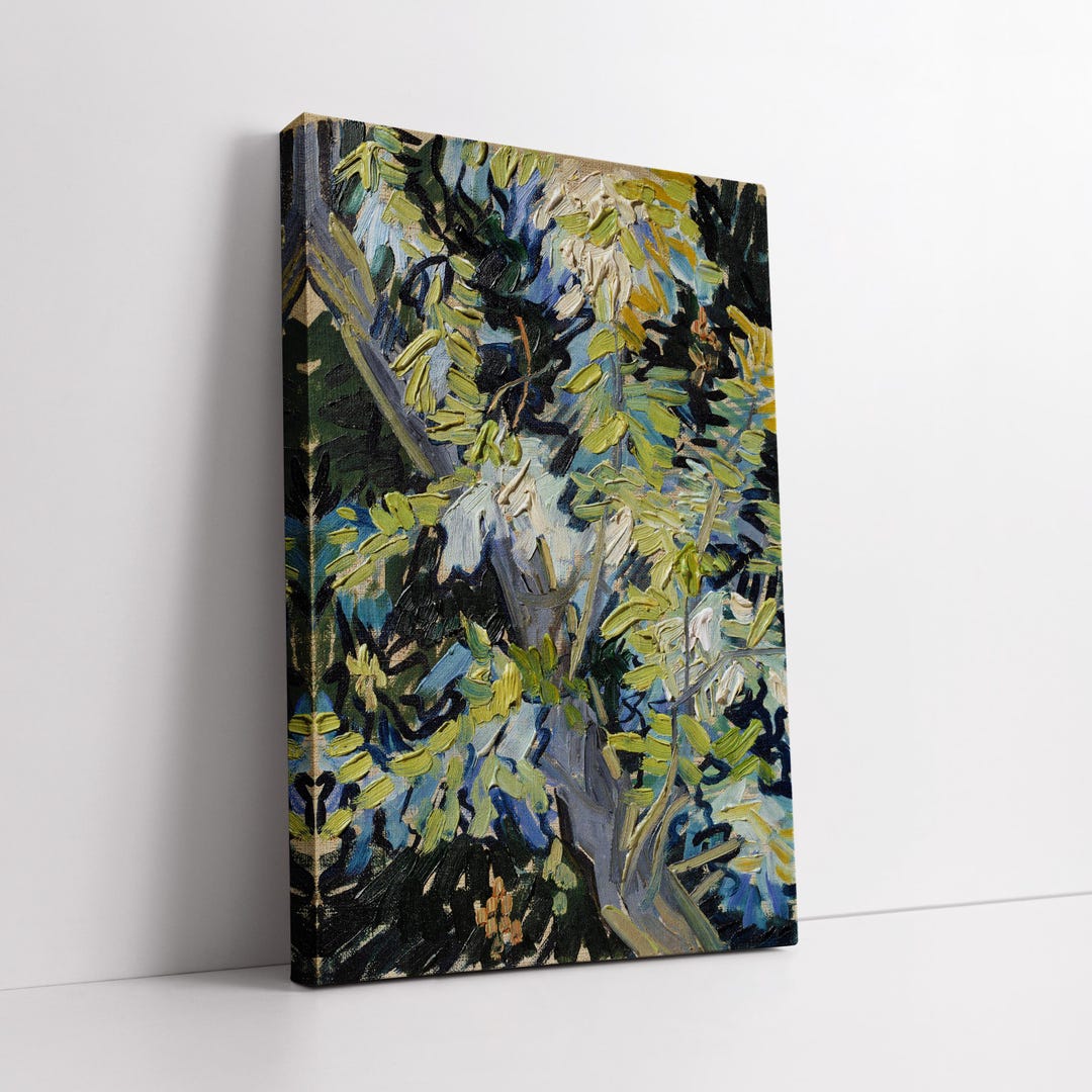 Vincent Van Gogh Blossoming Acacia Branches – Expressive Nature Fine ...