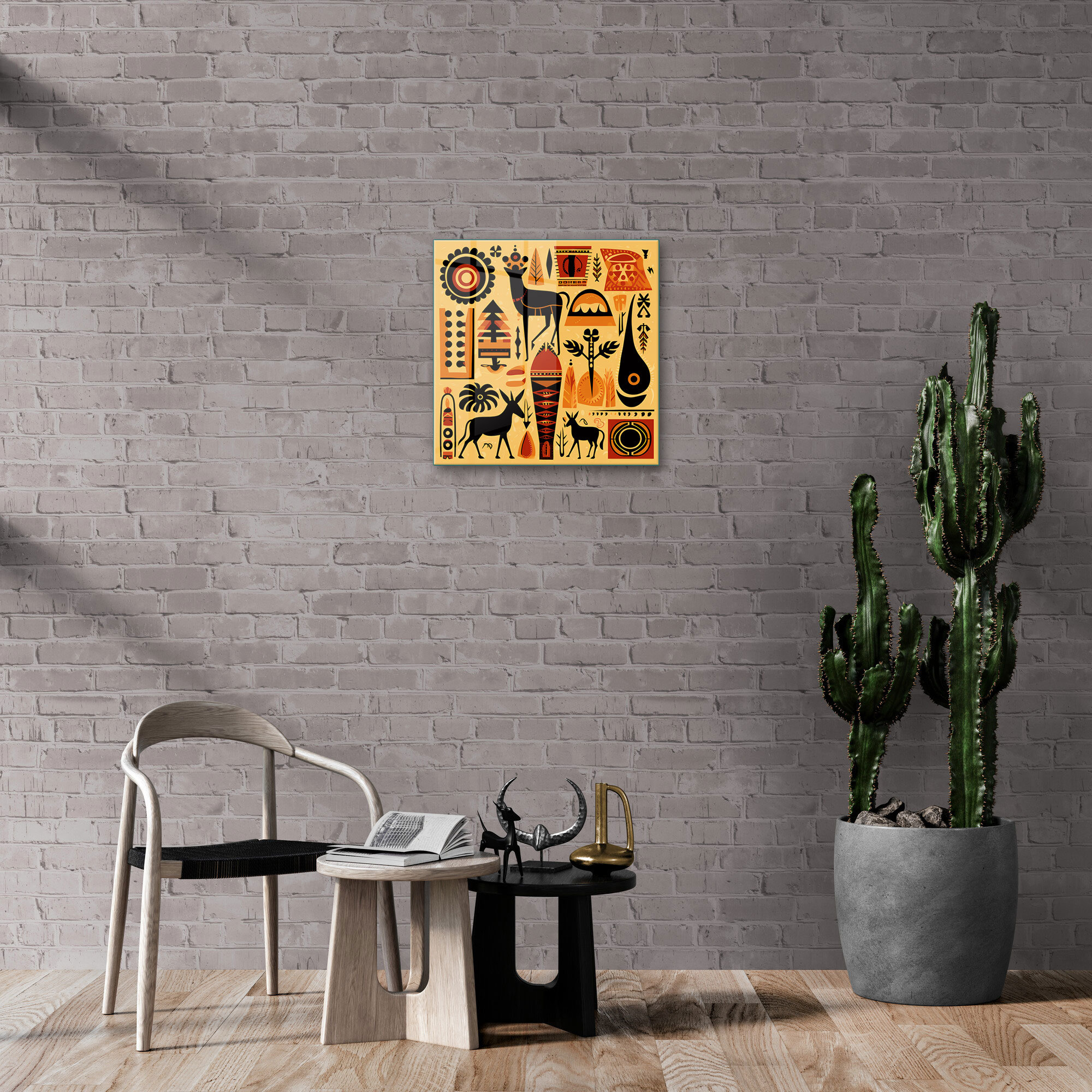 Glass Wall Art, Symbols Wall Art, Tempered Glass Wall Art, Wall ...