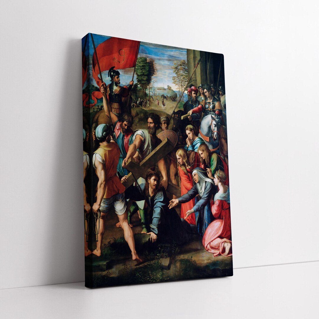 Christ Falling on the Way to Calvary Wall Art – Raphael Renaissance ...