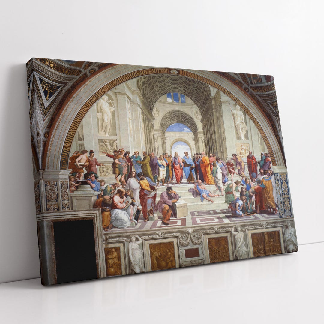 The School of Athens by Raphael Raffaello Renaissance Masterpiece ...
