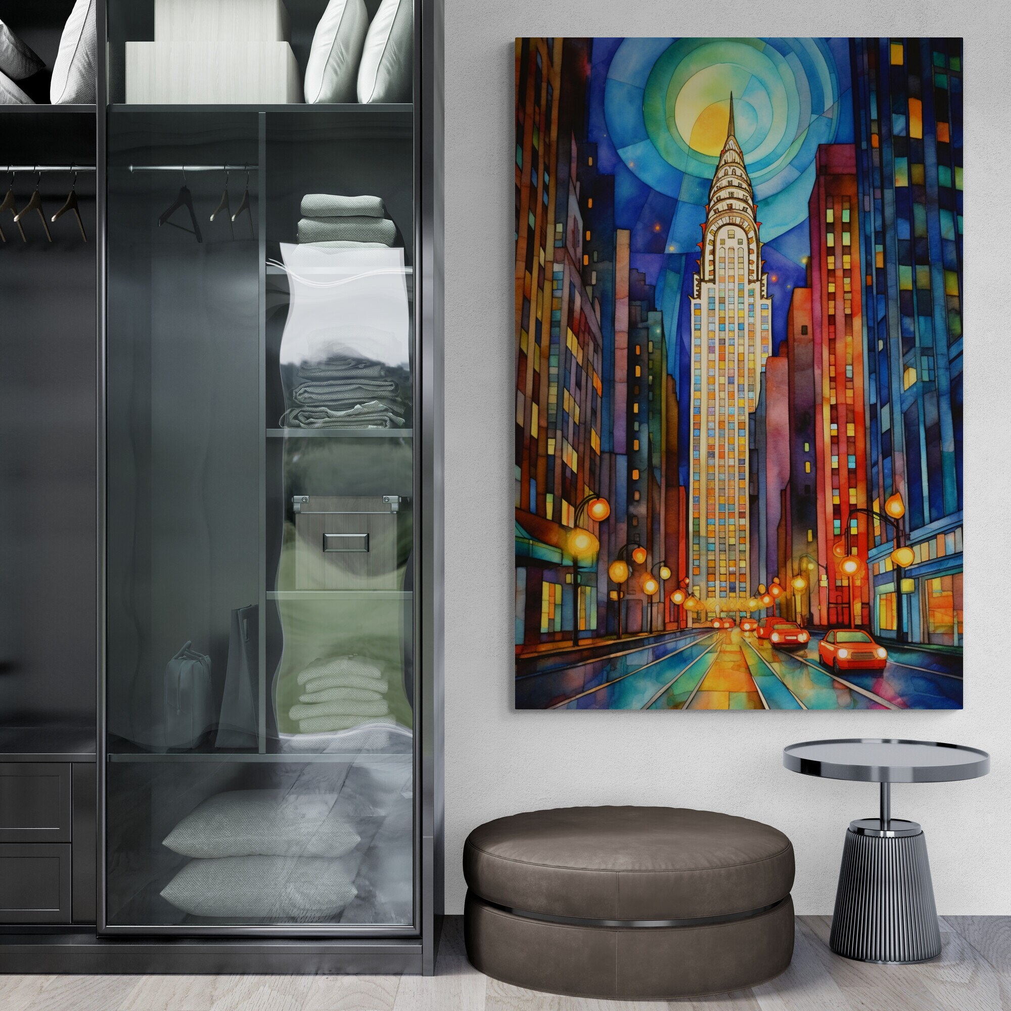 Chrysler Building Wall Art New York City Manhattans Framed - Etsy