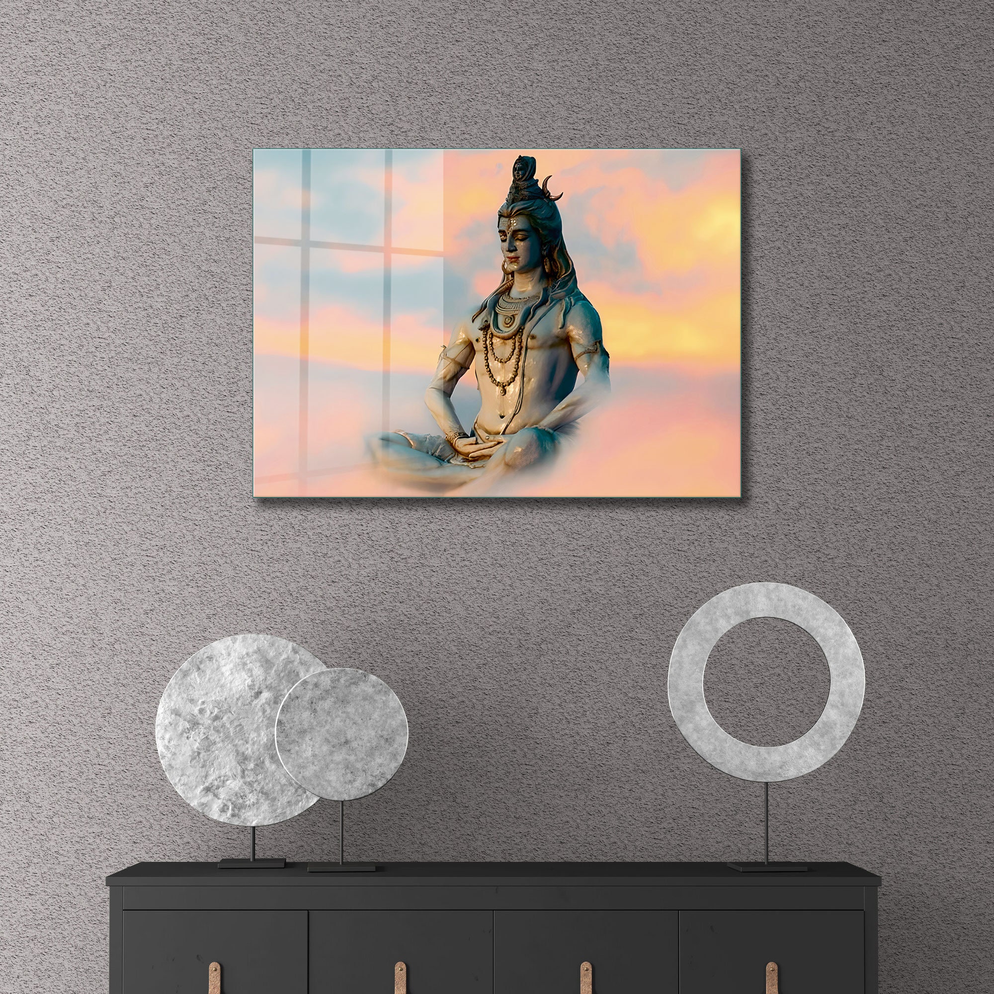 Tempered Glass Wall Art, Hindu Gods Wall Art, Glass Art, Wall Hangings ...