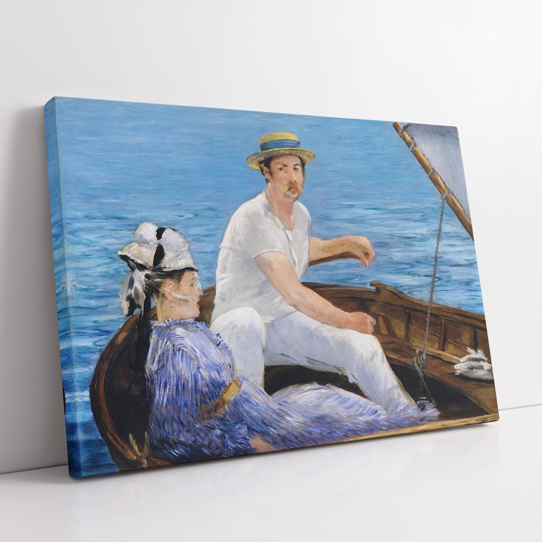 Boating Canvas Wall Art – Edouard Manet Iconic Impressionist ...