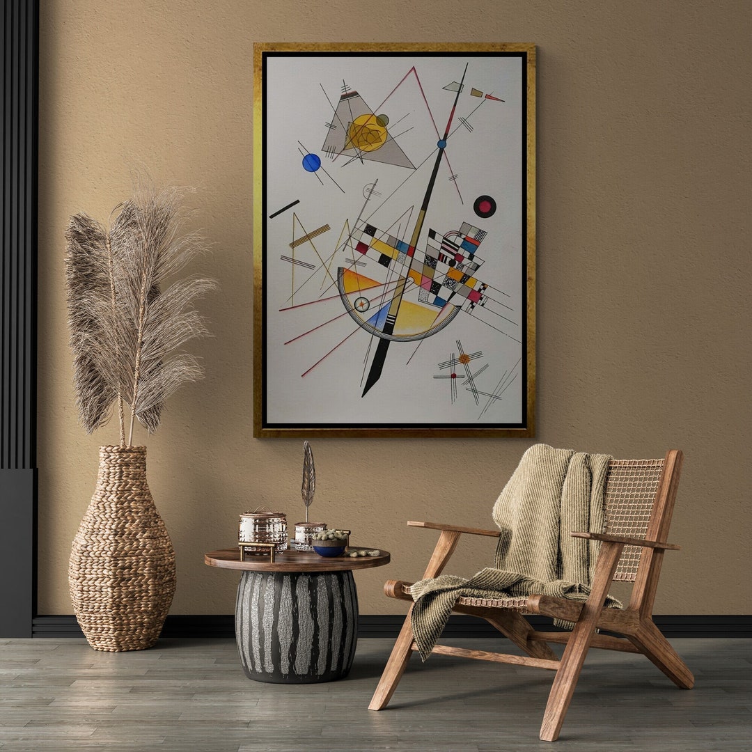 Wassily Kandinsky Delicate Tension No 85, Wassily Kandinsky Framed ...