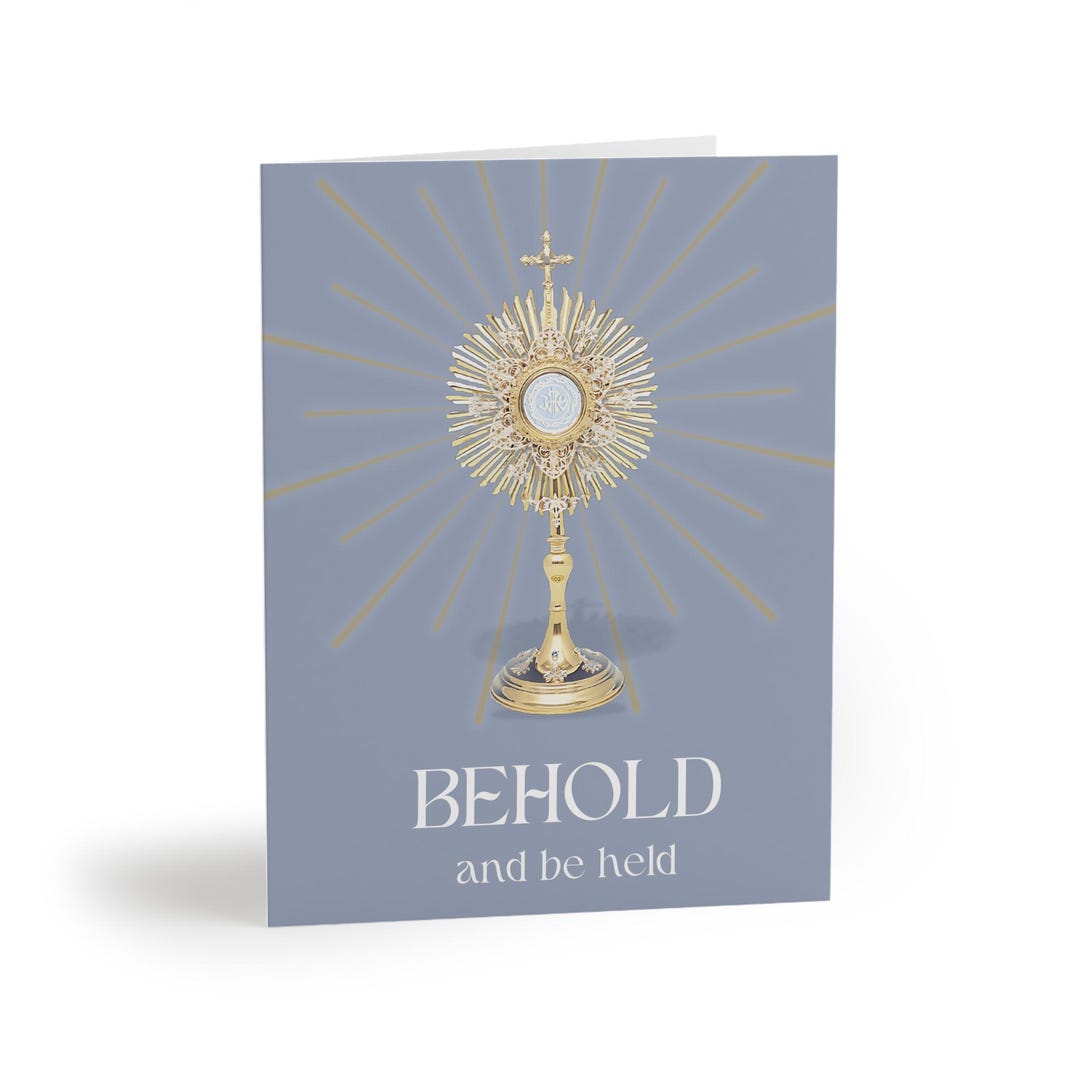 Holy Hour Greeting Card Pack: Spiritual Adoration Note Cards - Etsy