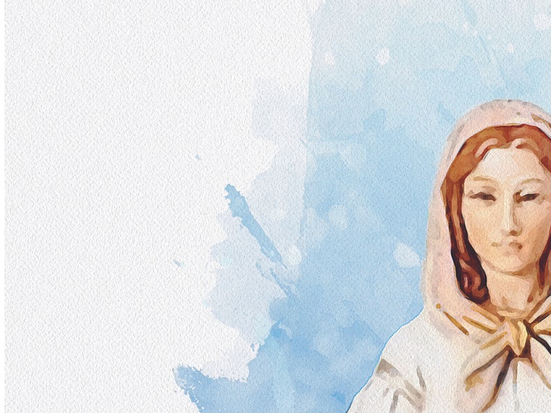 St. Dymphna Patron of Mental Health and Victims of Abuse Watercolor ...