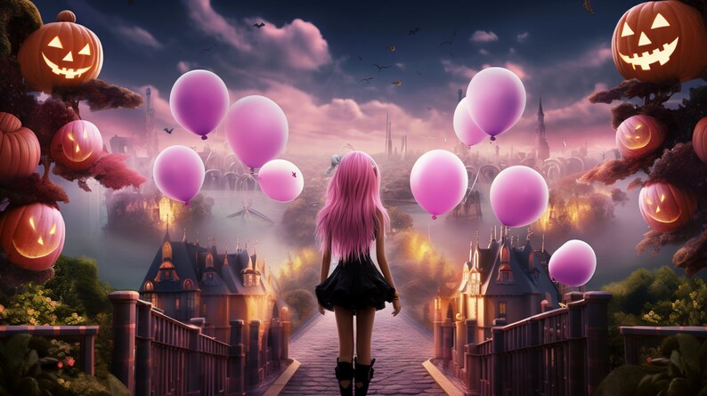 A Bundle of 4 Digital Images - Halloween Fantasy Art: Spooky Barbie ...