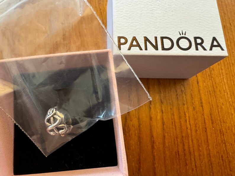 Pandora Life Saver Silver 925 & 14k Gold Charm - Etsy