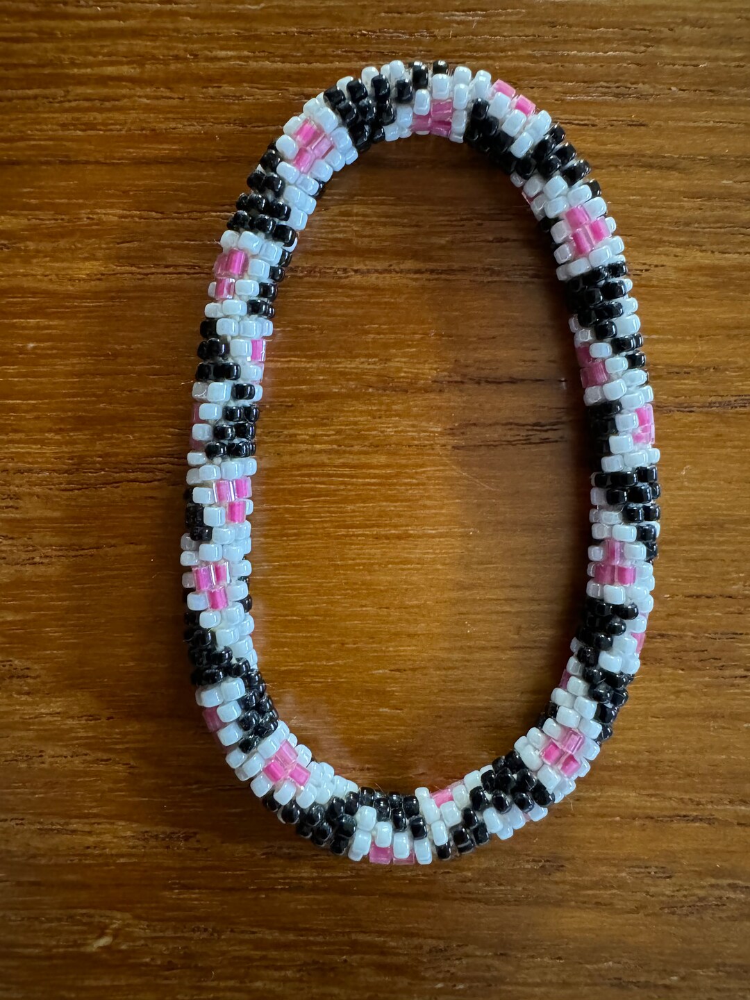 Glass Seed Bead Bracelet 7” Wrist - Etsy