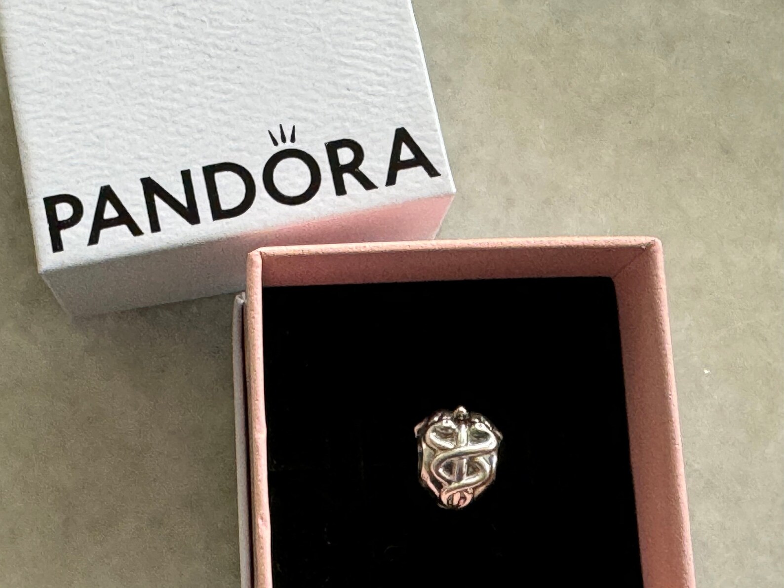 Pandora Life Saver Silver 925 & 14k Gold Charm - Etsy
