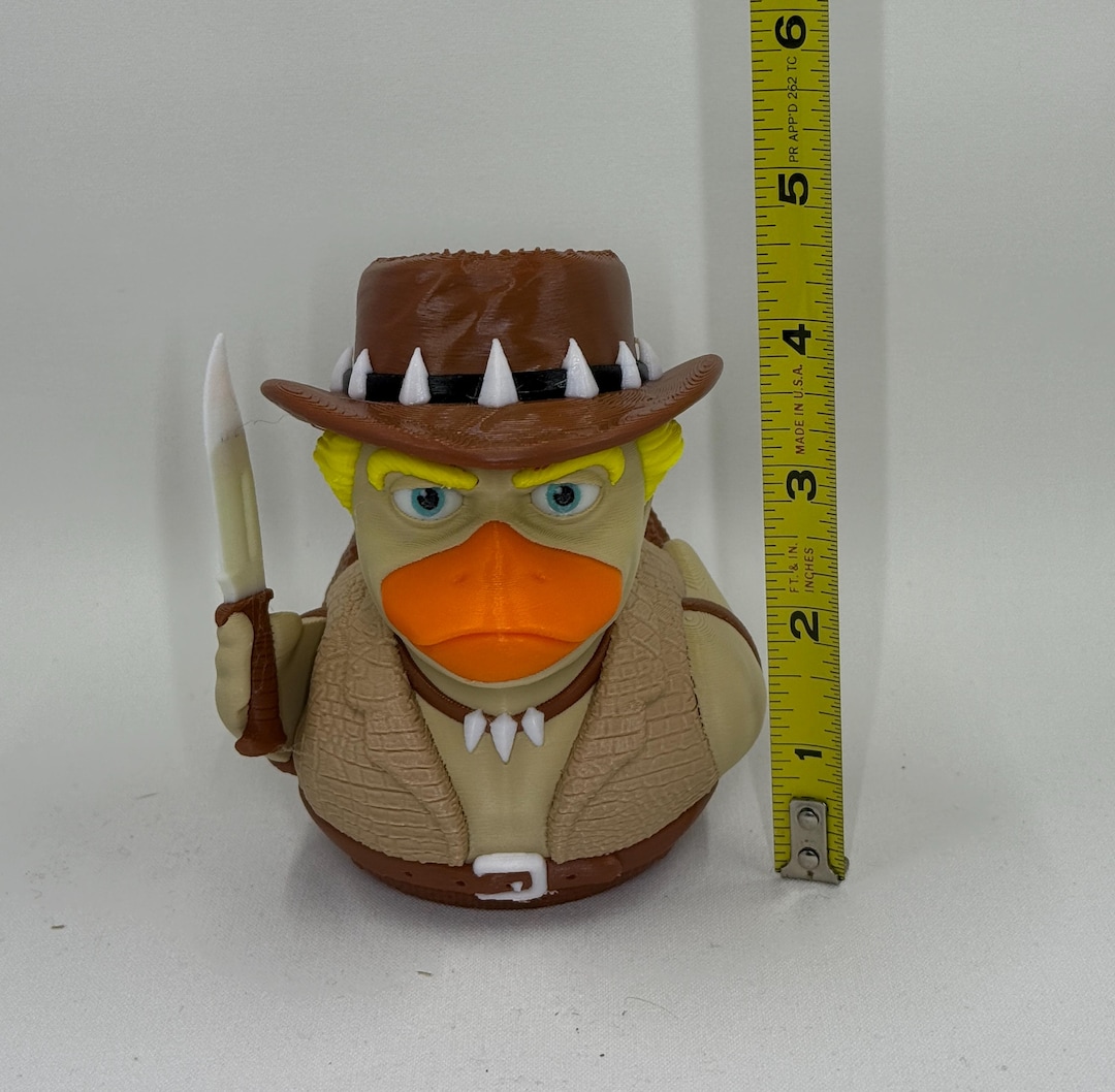 Crocodile Duckdee (dundee) 3D Printed Duck Keepsake Gift or Jeep ...