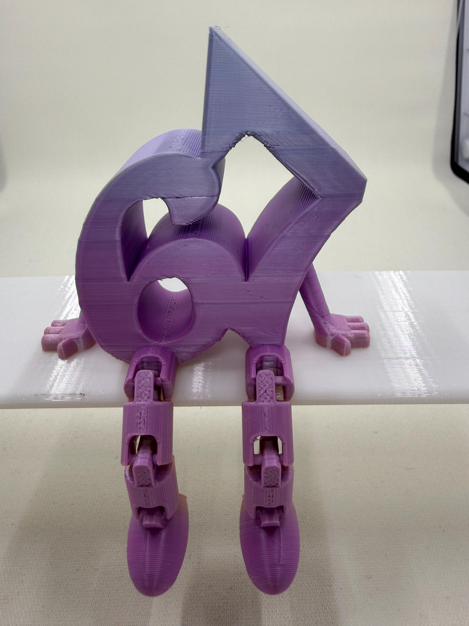 3D Printed 67 Flexi Buddy | Flexible Number Figure | Articulated Fidget ...