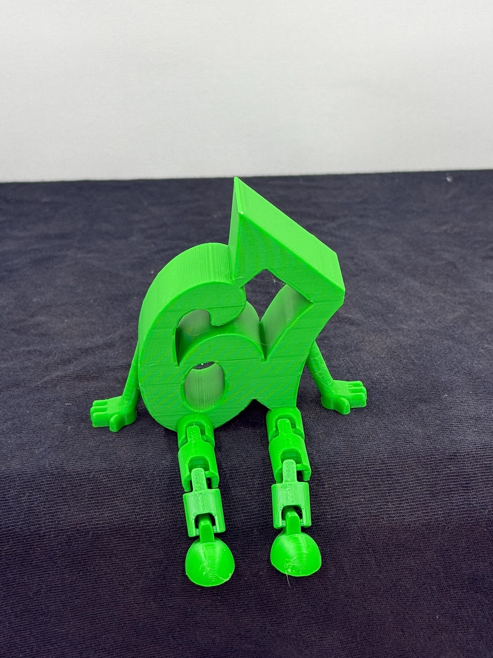 3D Printed 67 Flexi Buddy | Flexible Number Figure | Articulated Fidget ...
