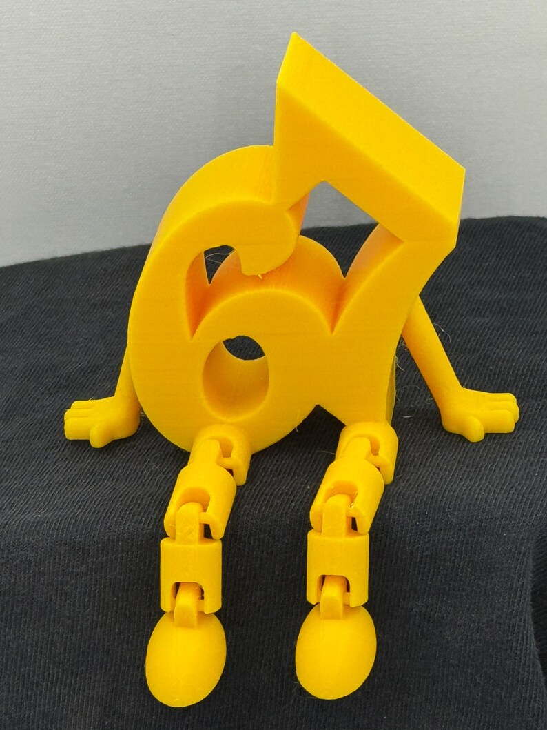3D Printed 67 Flexi Buddy | Flexible Number Figure | Articulated Fidget ...