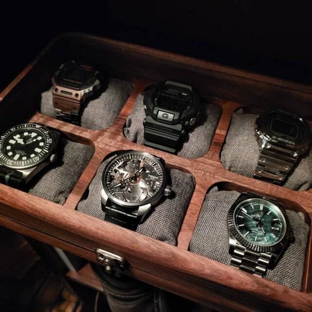 Watch Storage, Custom Watch Box, Wooden Watch Display, Personalized ...