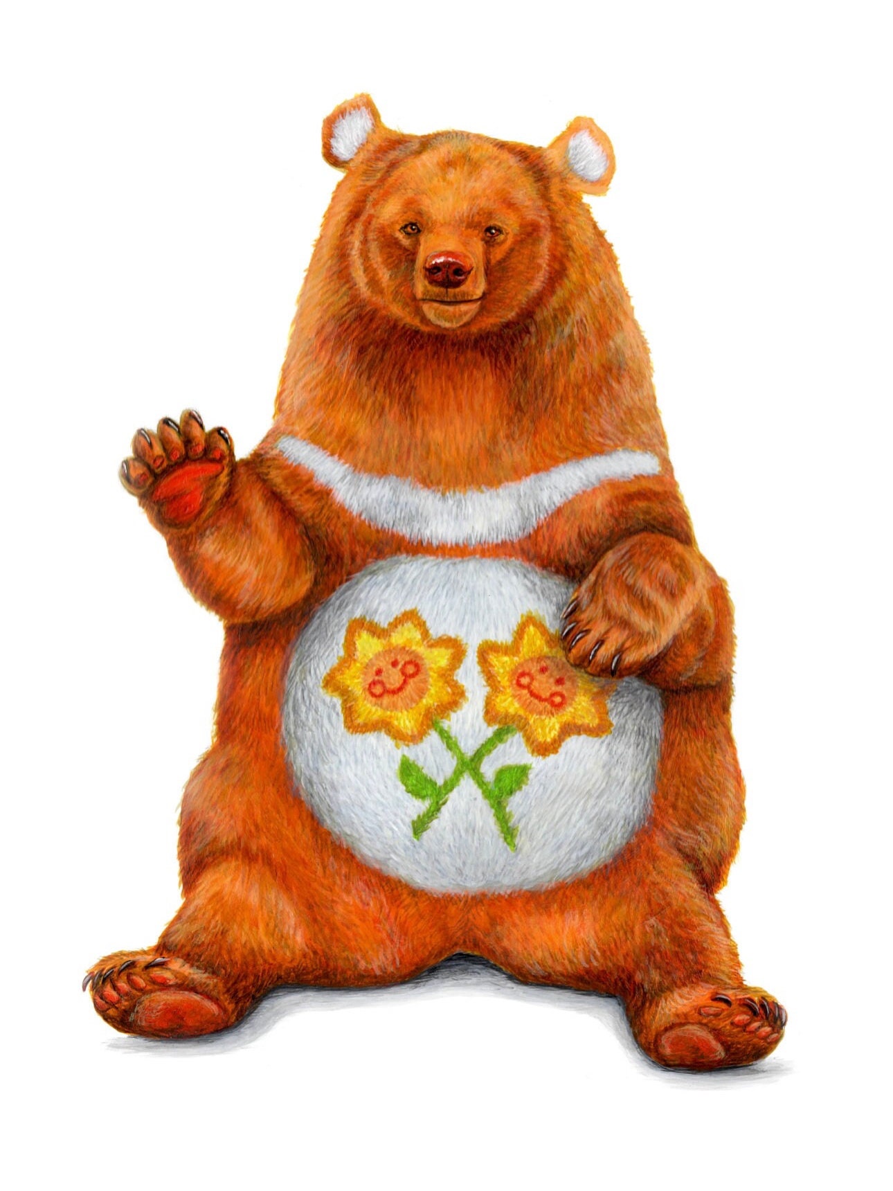 Friendship Bear Fine Art Print - the REAL CAREBEAR Collection of Care ...