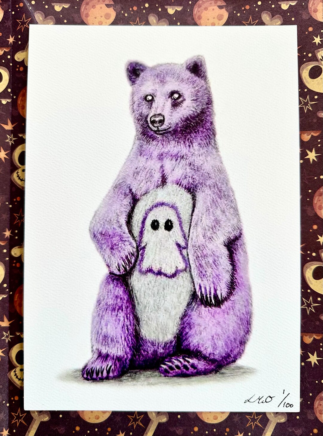 Spirit (boo) SCAREBEAR Fine Art Print - the REAL CAREBEAR Scare Bear ...