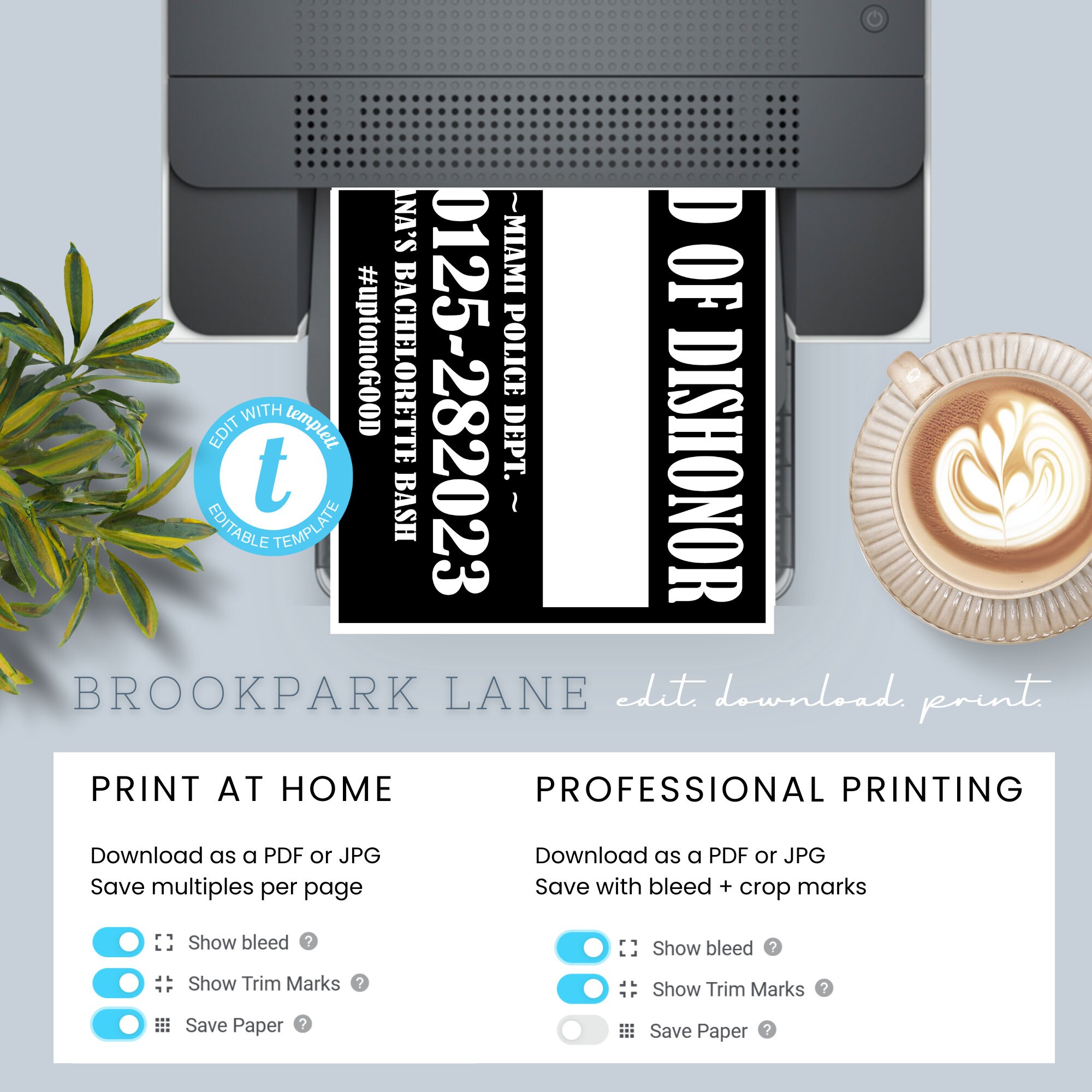 Bachelorette Party Mugshot Signs, Mugshot Signs, Customizable Bridal ...