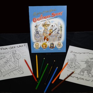 A Christmas Story Coloring and Activity Book - Etsy