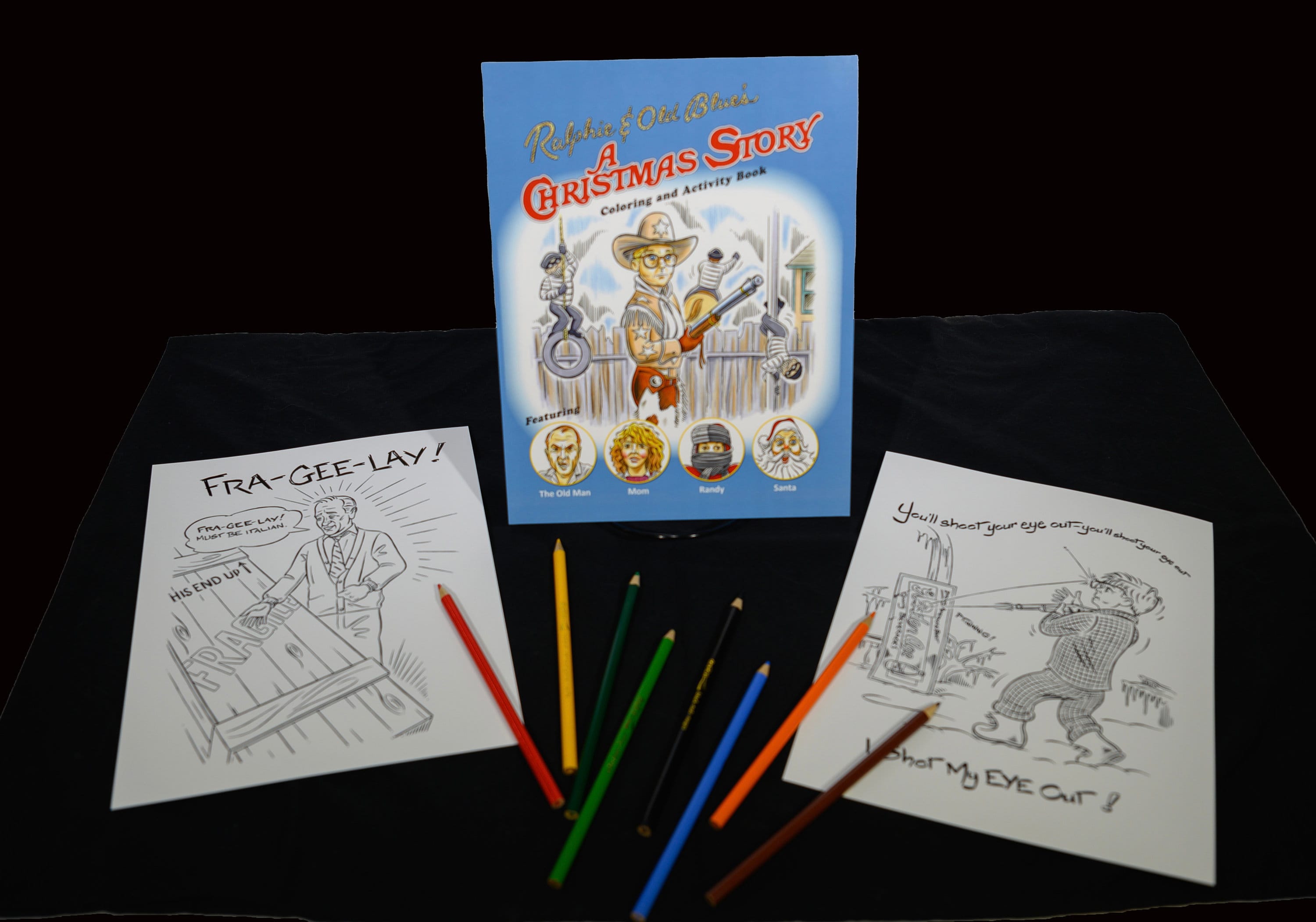 A Christmas Story Coloring and Activity Book - Etsy