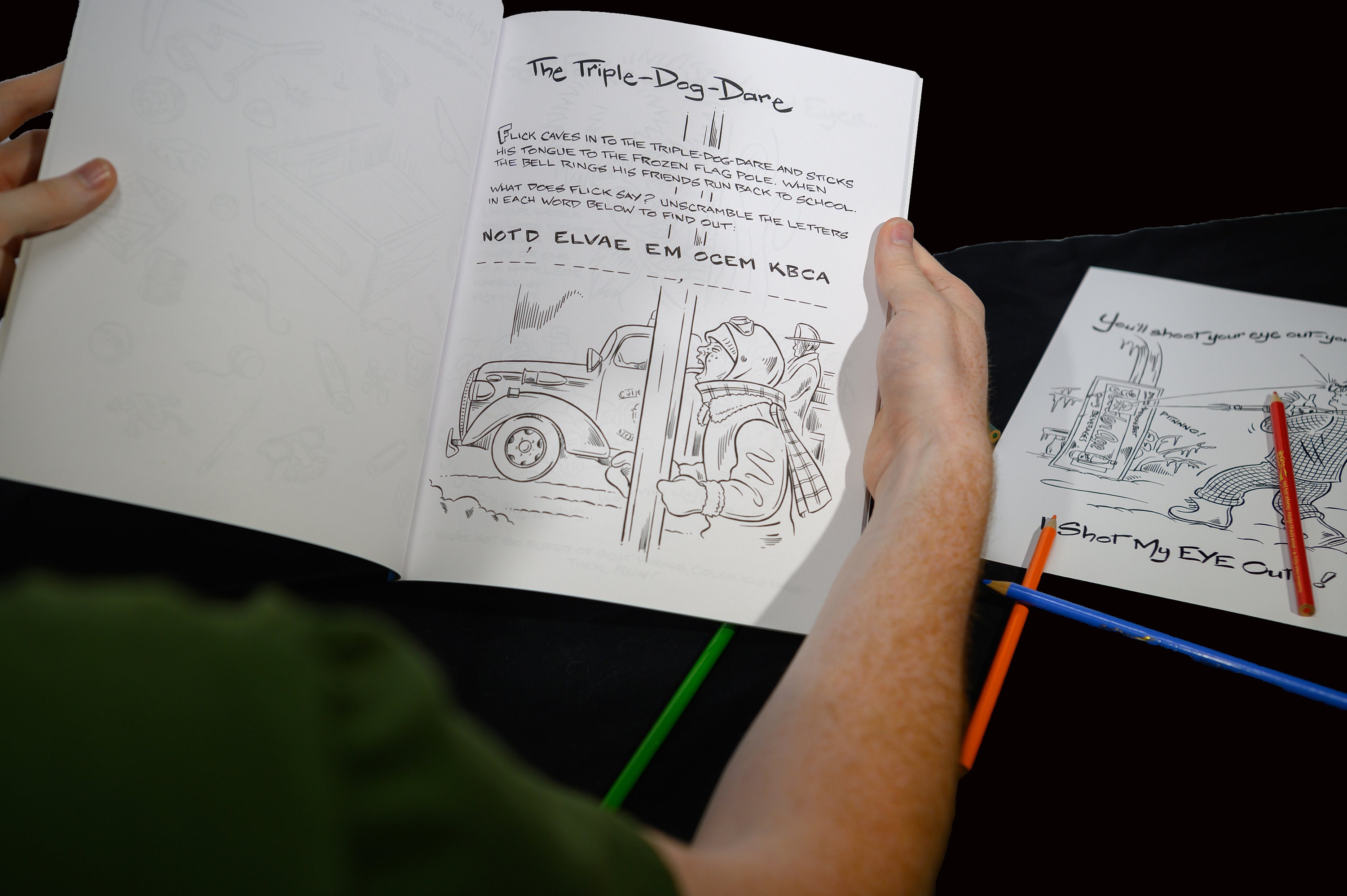A Christmas Story Coloring and Activity Book - Etsy