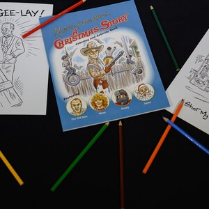 A Christmas Story Coloring and Activity Book - Etsy