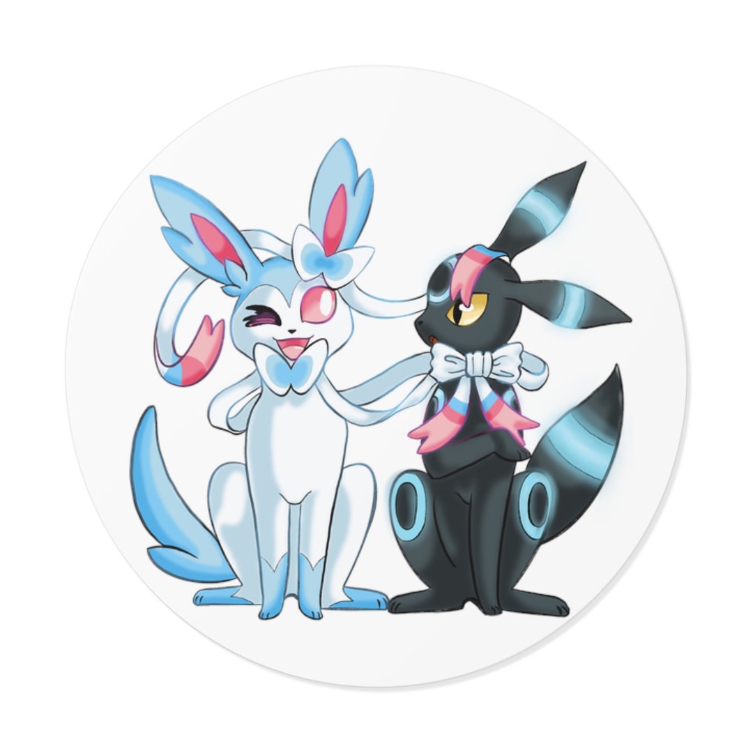 Sylveon X Umbreon Shiny Vinyl Stickers - Etsy