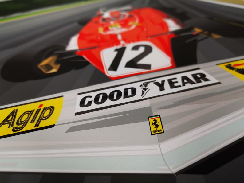 Niki Lauda - Formula 1 - Ringmaster - Ferrari - Nurburgring - Green ...