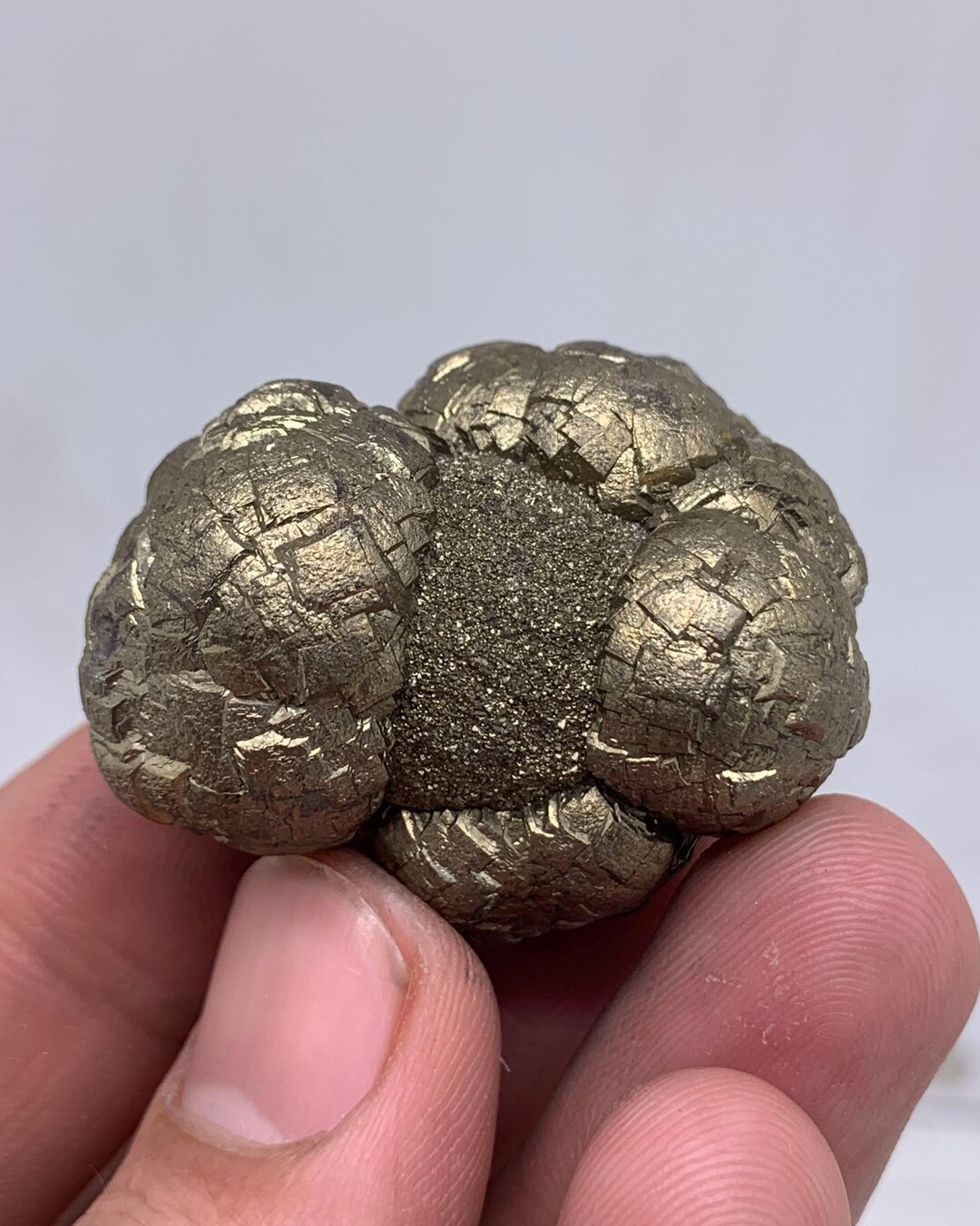 Natural Pyrite Marcasite Specimen - Unique 63g Raw Mineral Stone ...