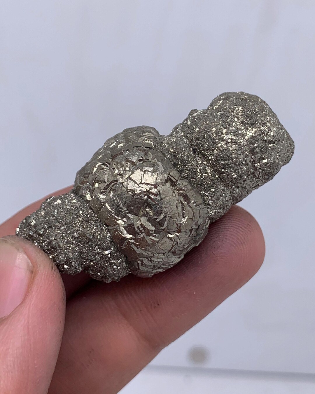Natural Pyrite Marcasite Specimen - Unique 50g Raw Mineral Stone ...